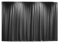 BLACK VELVET DRAPE HIRE (3M x 6M) - Inhouse Audio Visual