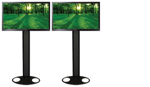 DUAL 40'' PACKAGE ON STANDS - Inhouse Audio Visual