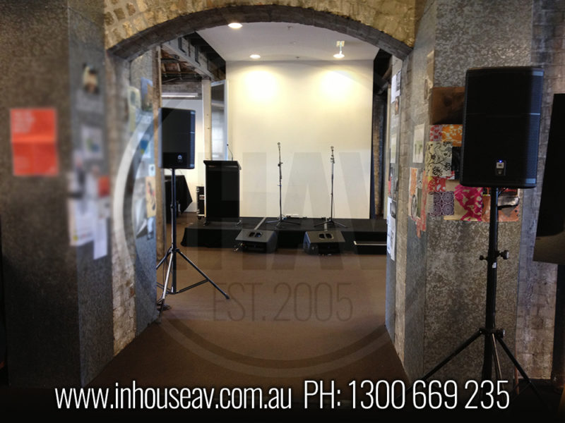 Overseas Passenger Terminal Design School Sydney - Inhouse Audio Visual