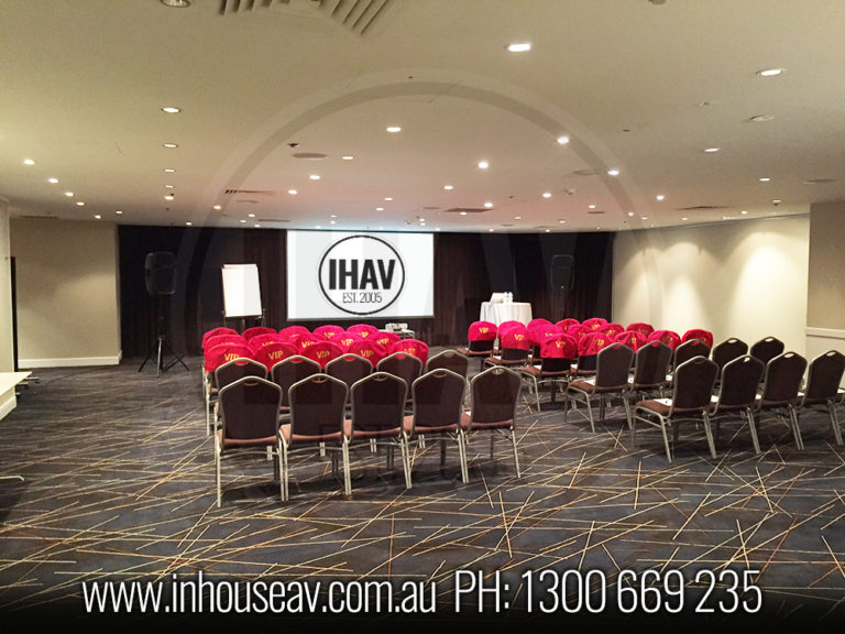 Sofitel Brisbane Odeon Room Audio Visual Hire - Inhouse Audio Visual